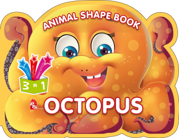 Animal Shape Book - Octopus - Buku - PTS