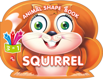 Animal Shape Book - Squirrel - Buku - PTS