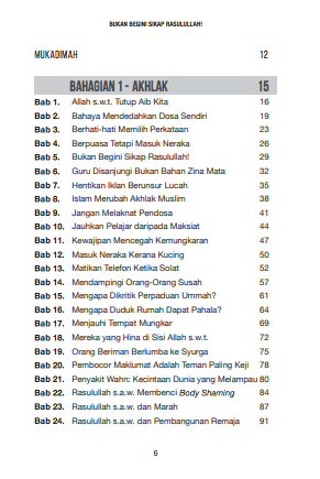 Bukan Begini Sikap Rasulullah! - Buku - PTS