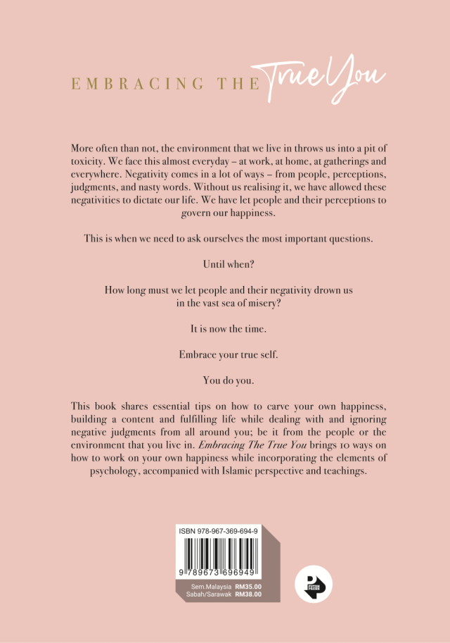 Embracing the True You - Buku - PTS