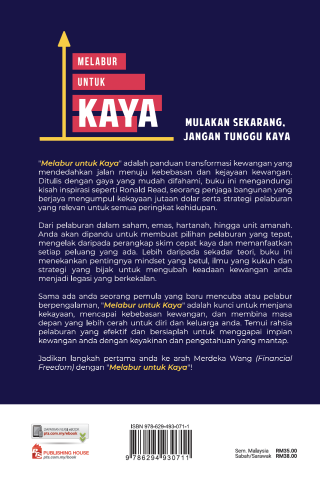 Melabur Untuk Kaya - Buku - PTS