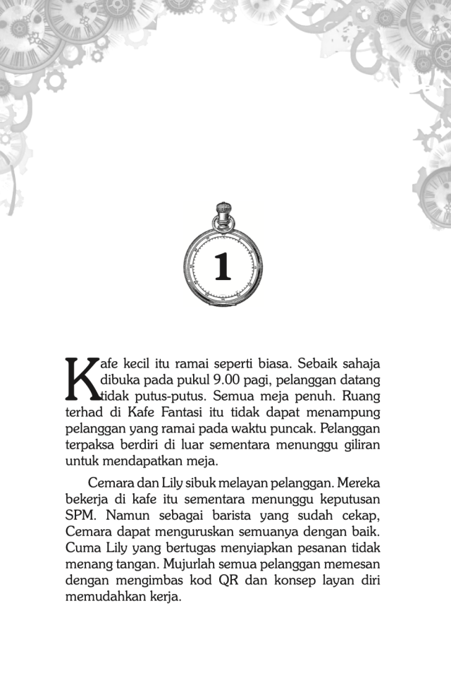 Kafe Fantasi: Perintis Dimensi Masa - Buku - PTS