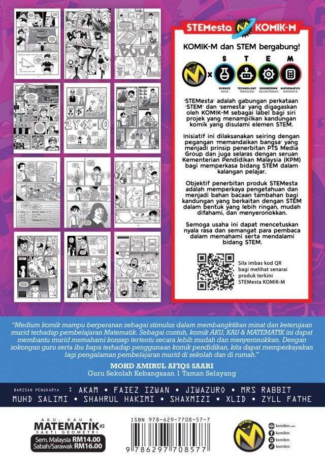 Aku, Kau & Matematik #3: Sakti Geometri - Buku - PTS